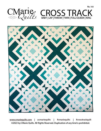 Cross Track PDF Quilt Pattern | CMarie Quilts