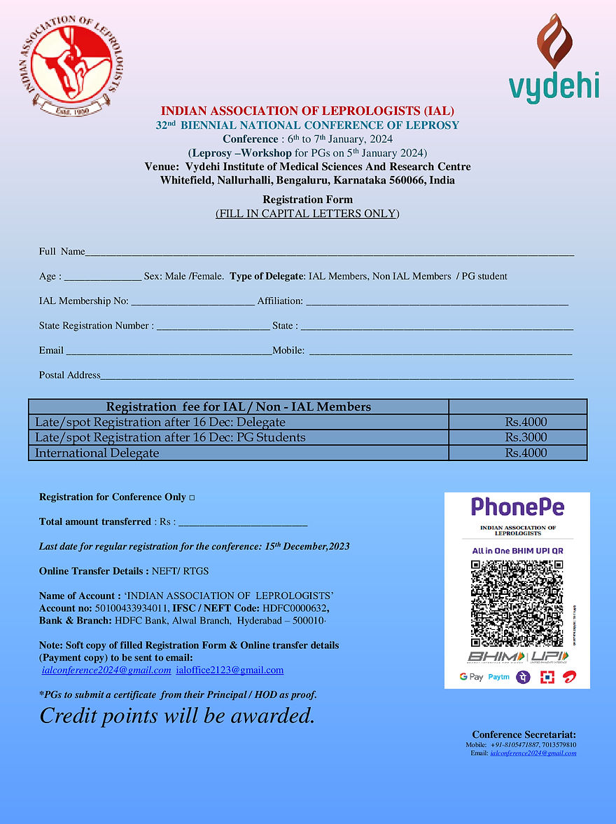 Registration Form | Ialconf 2024