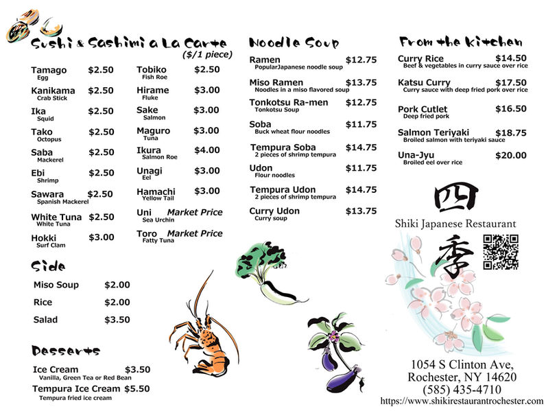 Home | SHIKI Japanese Restaurant in Rochester NY