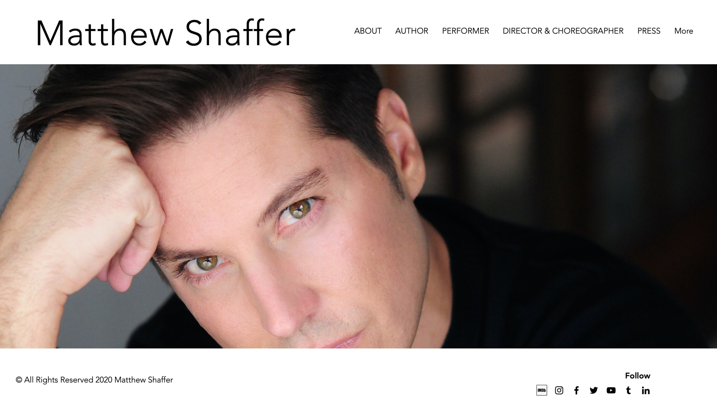 Director, Choreographer, Writer, and Educator Matthew Shaffer