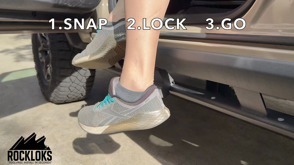 Colorado ZR2 / Canyon AT4X Side Steps (2023-2026): RockLoks Tool Free ...