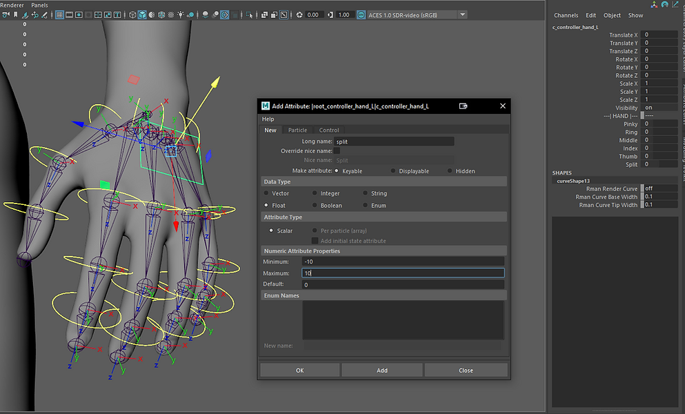 Advanced Hand Rig | Render Factory