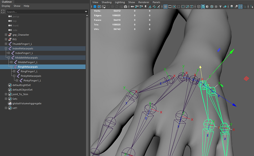 Advanced Hand Rig | Render Factory