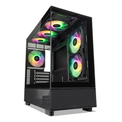Infinity M | Tecware Dual Tempered Glass MATX Case