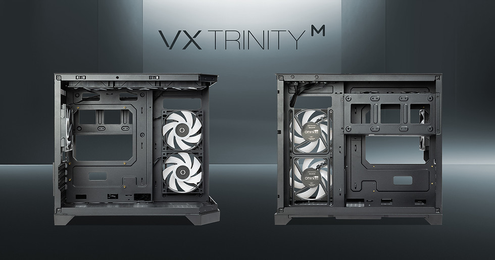 VX Trinity M | Tecware Triple Tempered Glass MATX Case