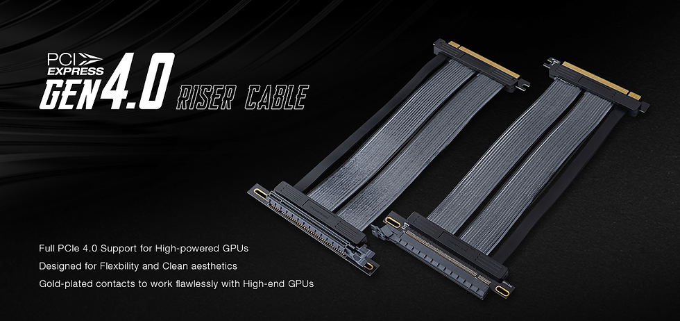 PCIe 4.0 GPU Riser Cables | Tecware Case Accessories