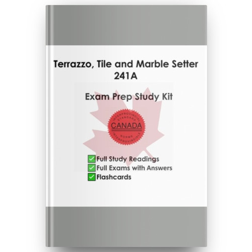 Terrazzo, Tile and Marble Setter Red Seal 241A Exam Kit | Red Seal Program