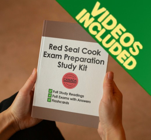 HARDCOPY Red Seal Cook Exam 415A Exam Preparation Study Guide | Red ...