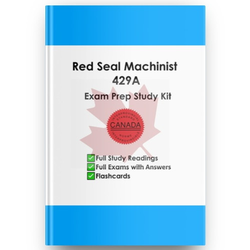Machinist Exam Questions 429A Prep Kit | Red Seal Program