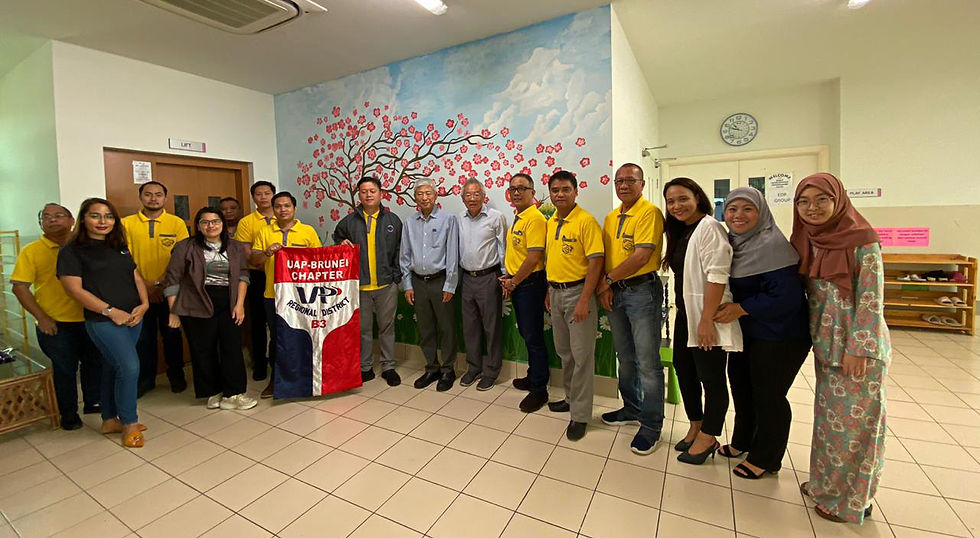 UAP Brunei attends Handover Ceremony of Wall Mural Painting at Pusat ...