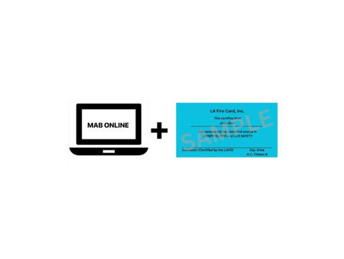 MAB + Fire Safety Combo (Save $35) | LA Fire Card
