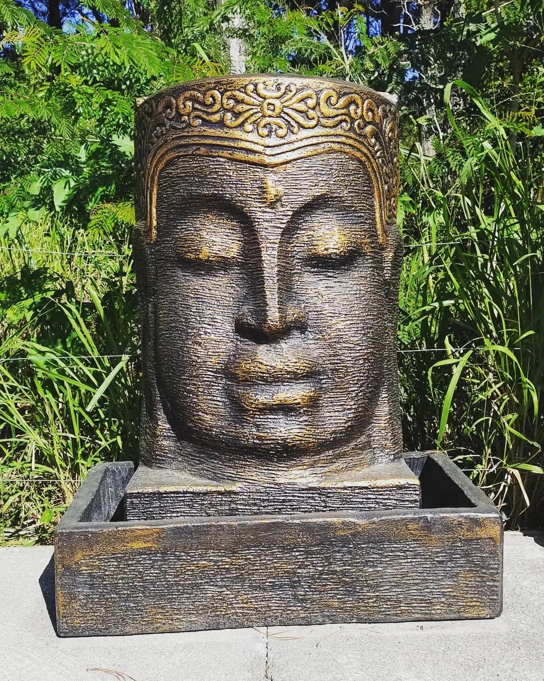 Fonte da Face de Buda arredondada | Empório Kashi Arte