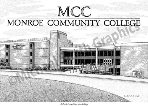 Monroe Community College | Wall Art Print | Michael Smith Graphics
