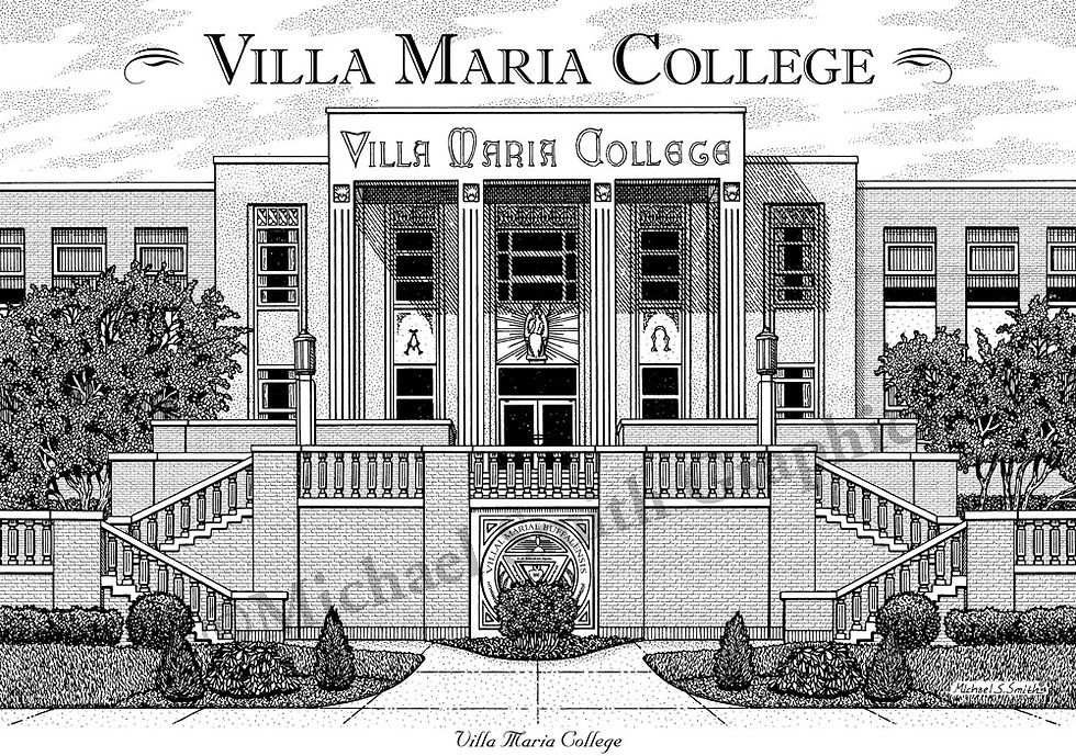 Villa Maria College | Wall Art Print | Michael Smith Graphics