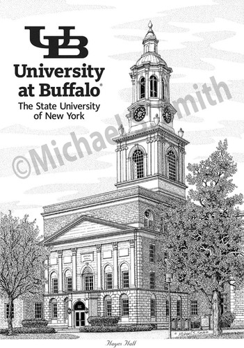 UB South Campus | Wall Art Print | Michael Smith Graphics