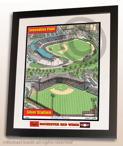 Rochester Red Wings | Wall Art | Michael Smith Graphics