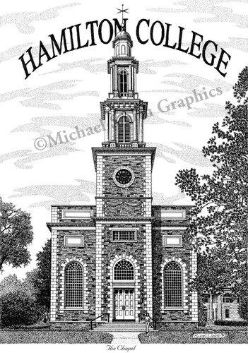 Hamilton College | Wall Art Print | Michael Smith Graphics