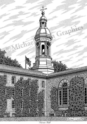 Princeton University | Wall Art Print | Michael Smith Graphics