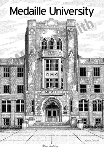 Medaille University | Wall Art Print | Michael Smith Graphics