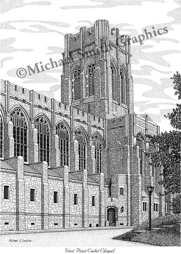 US Military Academy West Point | Wall Art Print | Michael Smith Graphics