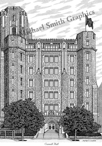 Temple University | Wall Art Print | Michael Smith Graphics