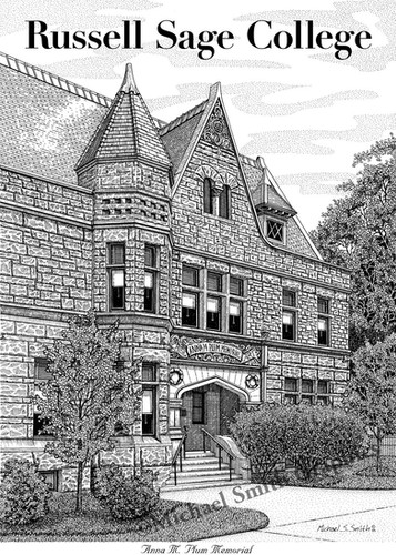 Russell Sage College | Wall Art Print | Michael Smith Graphics