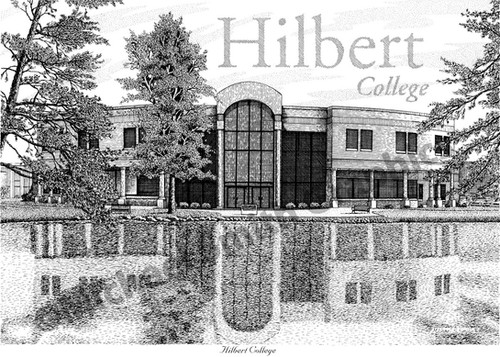Hilbert College | Wall Art Print | Michael Smith Graphics