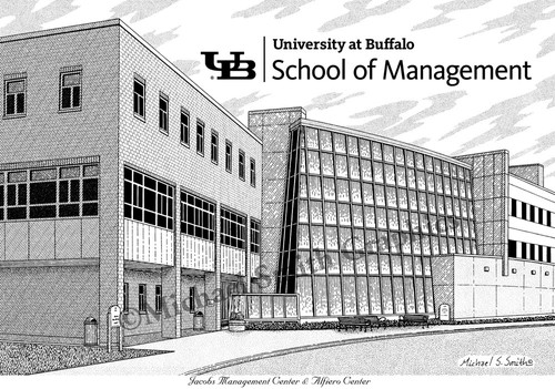 UB School of Management | Wall Art Print | Michael Smith Graphics
