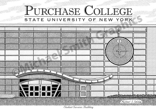 SUNY Purchase College | Wall Art Print | Michael Smith Graphics