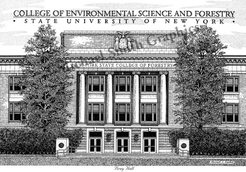 SUNY ESF | Wall Art Print | Michael Smith Graphics