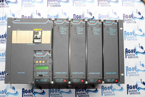 ELTEK MPSU 4000 ALARM UNIT (ALARM MODULE: AL175NT & 4 POWER SUPPLY ...