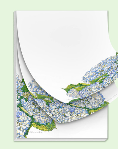 4x6 Nantucket Blooms Notepad | Vivid Cottage