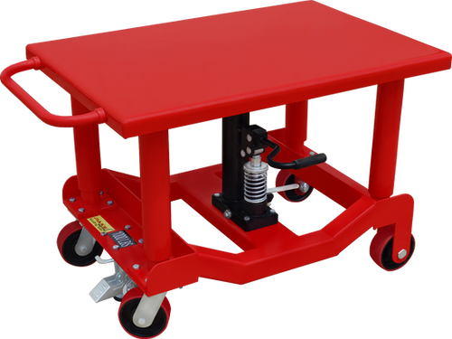 Low Profile Post Lift Table, 2000 Lb. Cap. 36x24 Platform, 25 to 37 ...