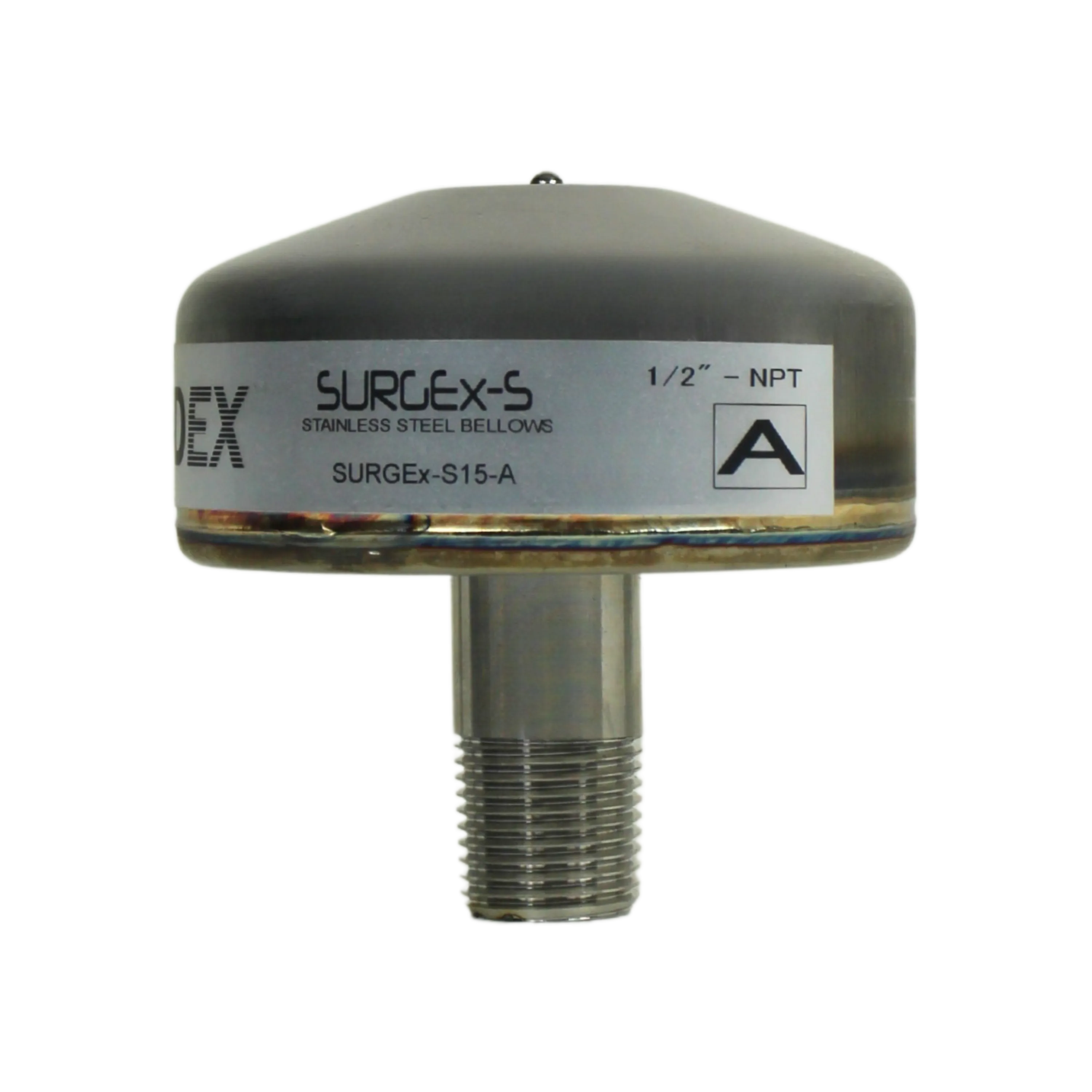 SURGEx S15-A Stainless Steel Bellows Water Hammer Arrestor size A 1/2 ...