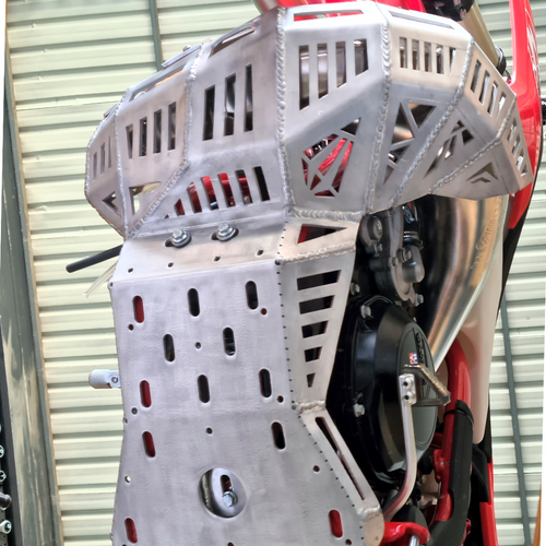 Mitigator Bash Plate Pipe Guard Beta Xtrainer (RR OEM Exhaust ) 250/300 ...