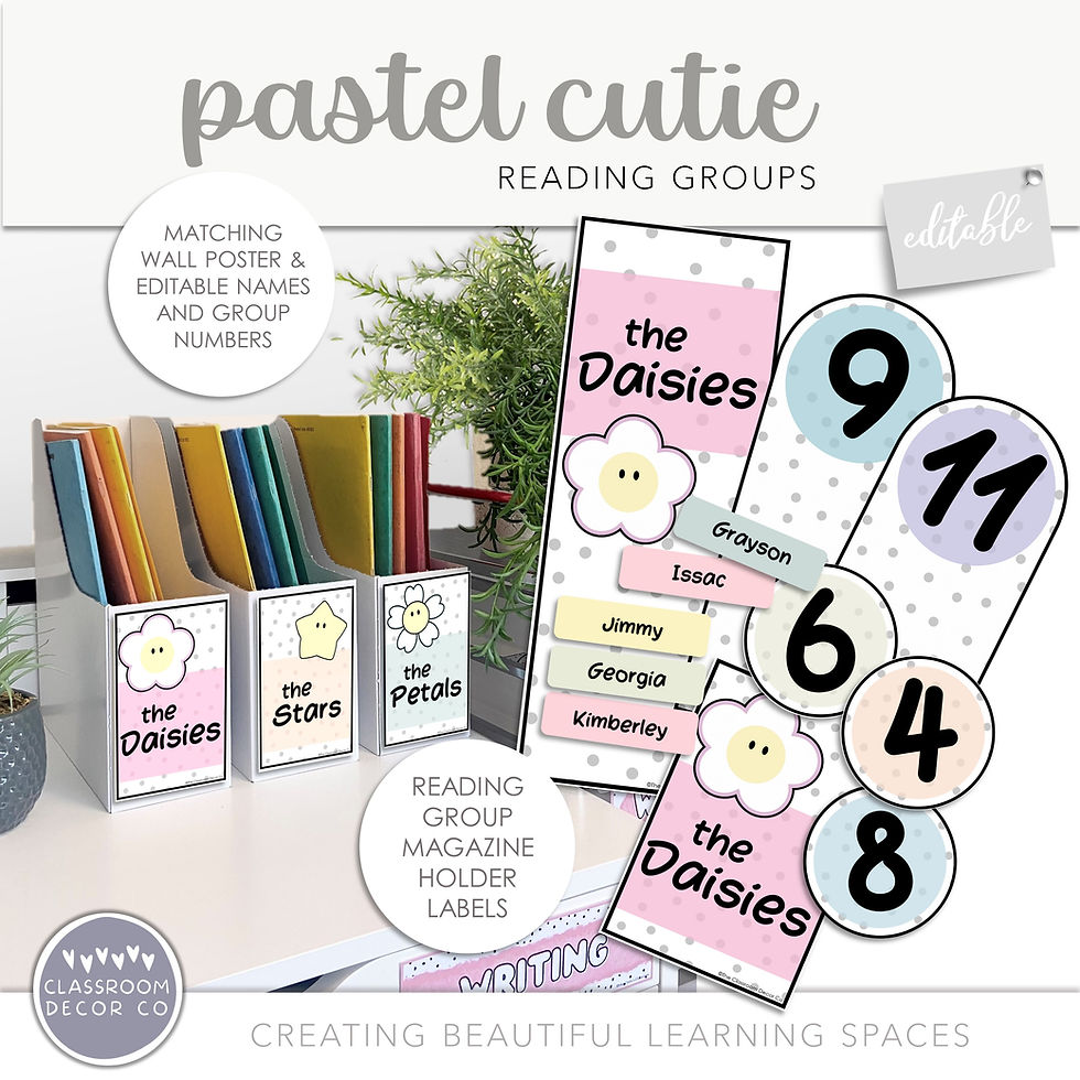 Pastel Cutie | Classroom Decor Co