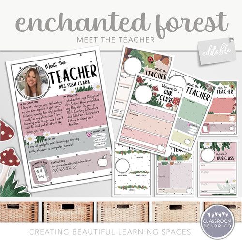 Enchanted Forest | Meet the Teacher | Classroom Decor Co