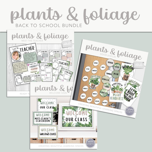 Plants and Foliage | Back to School Mini Bundle | Classroom Decor Co