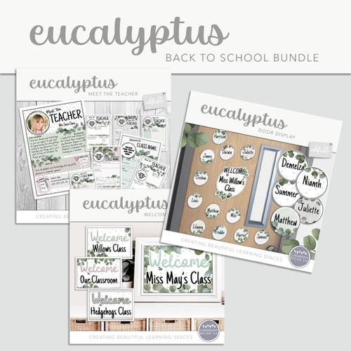 Eucalyptus | Back to School Mini Bundle | Classroom Decor Co