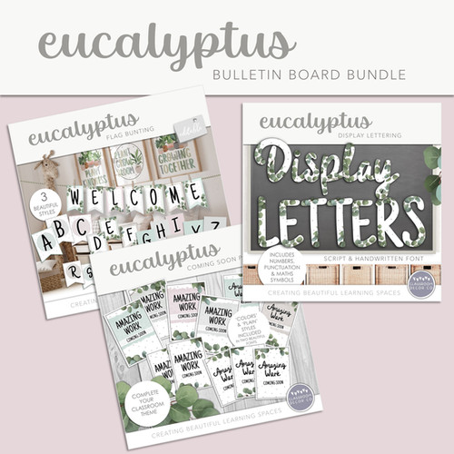 Eucalyptus | Bulletin Board Mini Bundle | Classroom Decor Co
