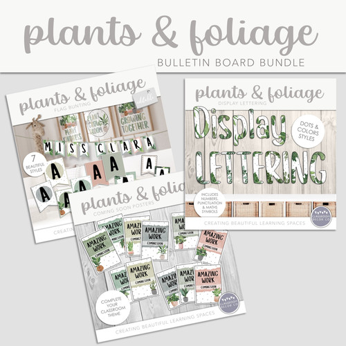Plants and Foliage | Bulletin Board Mini Bundle | Classroom Decor Co