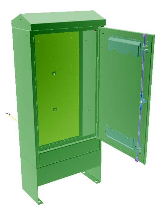 Slim Single door cabinet - SD1 | Eurocraft Tech