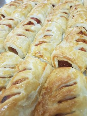 Pastry Wrapped Kransky | Kells Kitchen