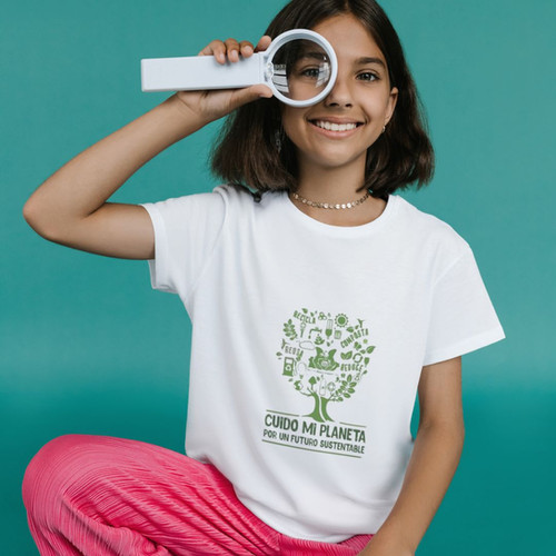 Cuido Mi Planeta- camiseta para niños | compostapr