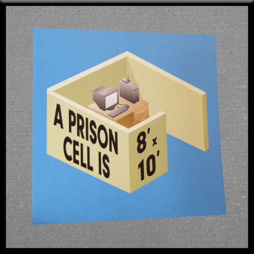 Cubicle Prison Sticker | Mercenary Creative