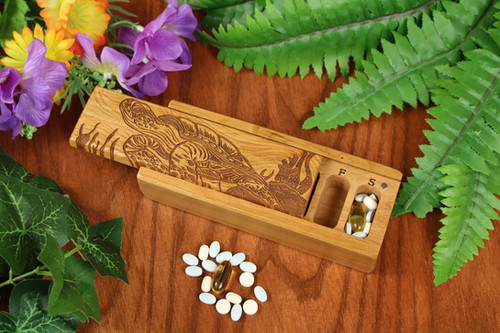 Sea Turtle | 7 Day Pill Box | Single | Masterpiece Laser