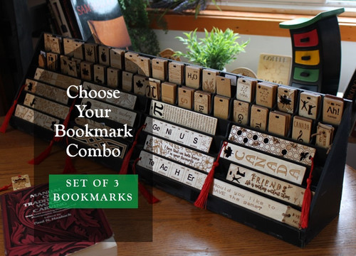 Choose Your Own Bookmarks | Set of Three | Masterpiece Laser