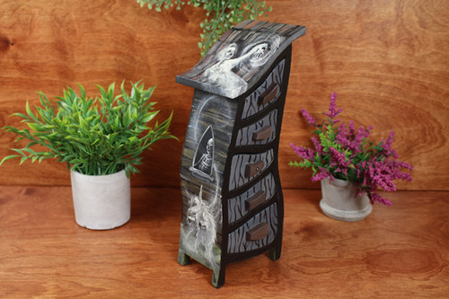 Haunted House Wooden Jewelry Box | David Irvine Collaboration ...