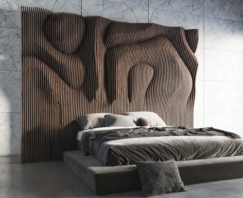 Parametric Bed Headboard | WoodWave Wonders