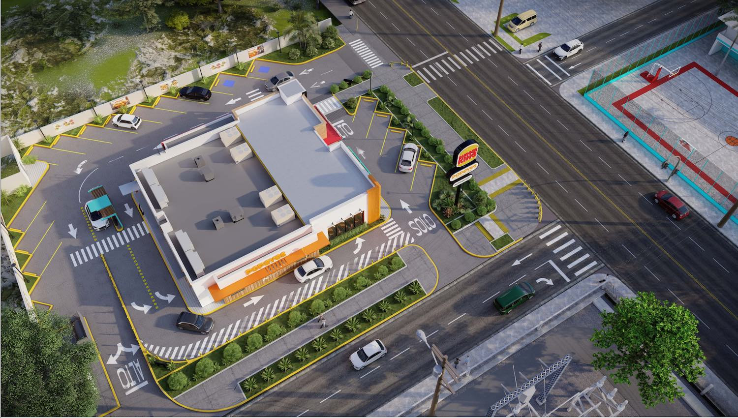 Burger King y Popeyes Co-branding Vía Israel